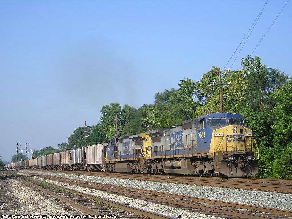 CSXT 7658 On CSX K 802